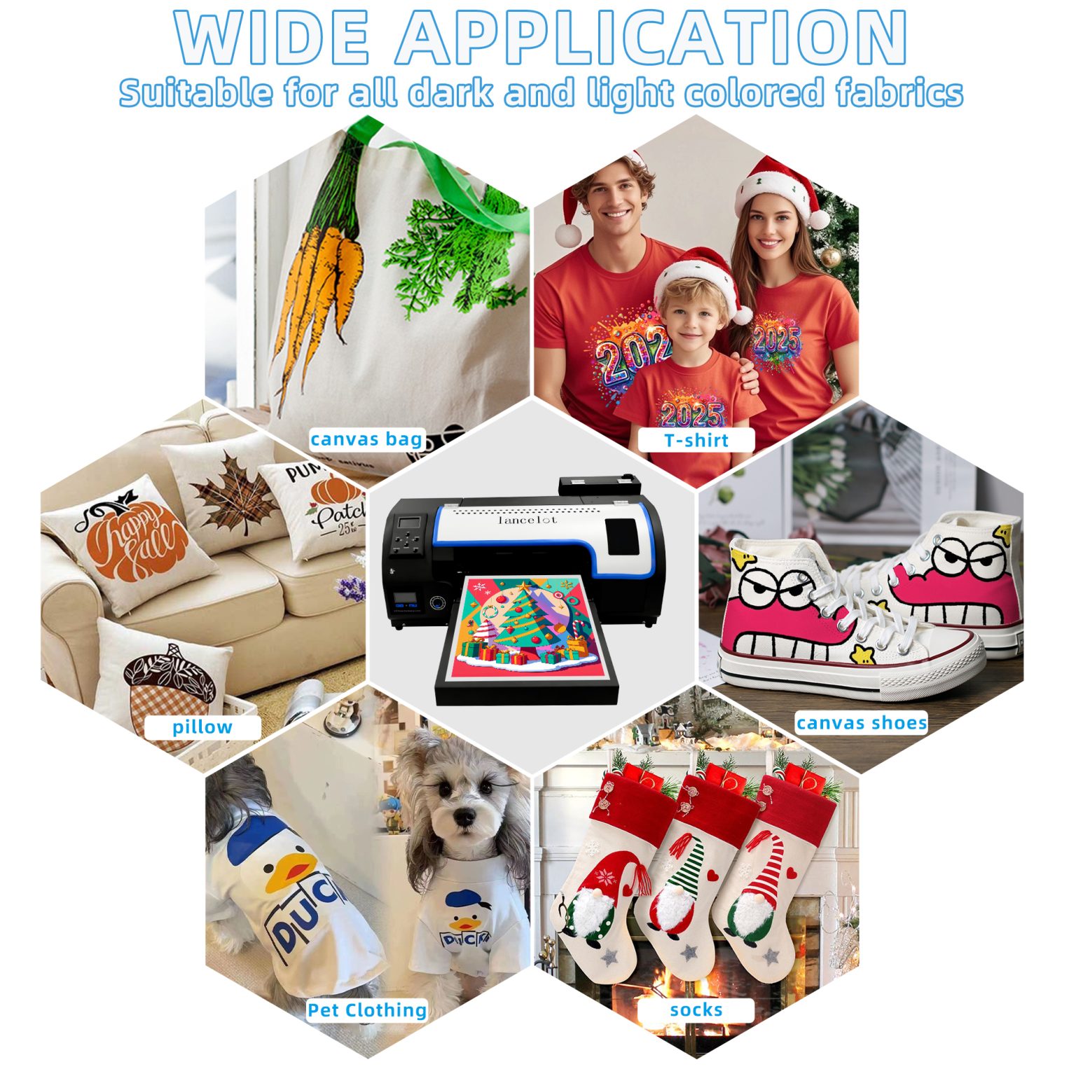 Lancelot Automatic Maintenance/Cleaning/Cutting M1630 PRO DTF Printer A3 DTF Printer Bundles ...